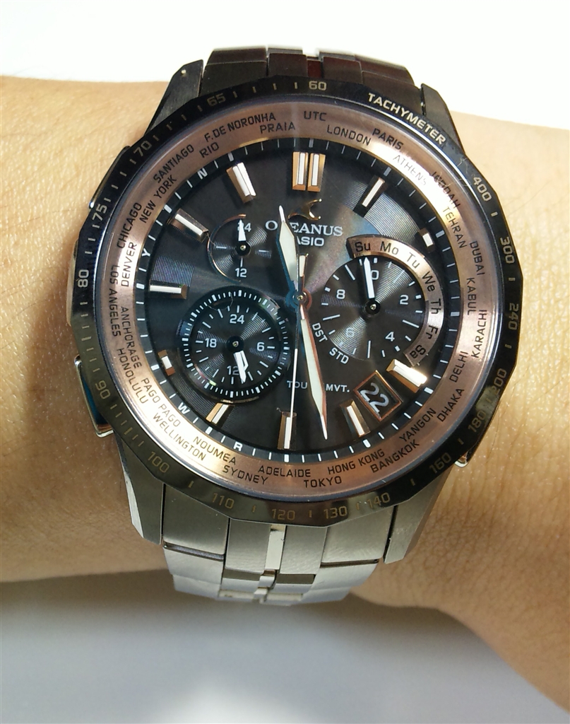 価格.com - 『OCW-S1400B-1AJF(実物)』カシオ オシアナス マンタ OCW-S1400-1AJF ush・ushさん のクチコミ掲示板投稿画像・写真「購入しました」[493690]